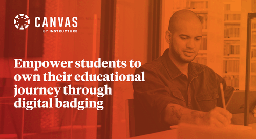 Canvas Credentials helps spotlight learning achievement in higher education